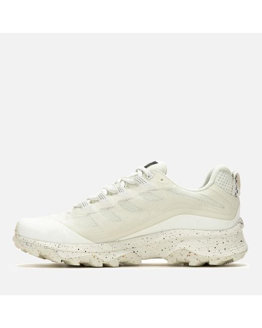 Merrell Moab Speed Gore-Tex Trainers in White for Men | Lyst