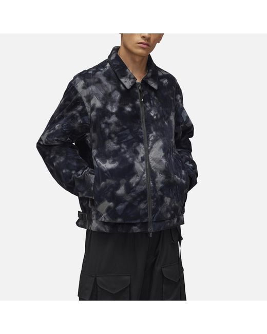 Y-3 Allover Print Shell Liner Jacket in Black for Men | Lyst