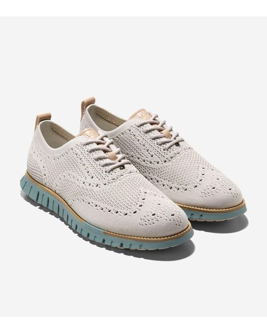 Cole Haan Men's Zerøgrand Remastered Stitchlitetm Wingtip Oxfords in ...