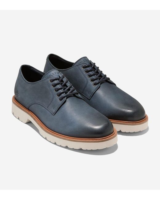 Cole Haan Men's American Classics Plain Toe Oxfords in Blue for Men | Lyst
