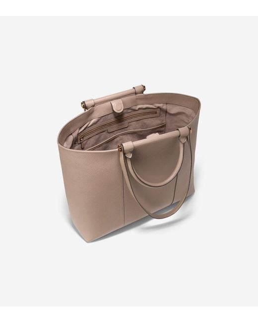 Cole Haan Catherine Tote Bag in Natural | Lyst