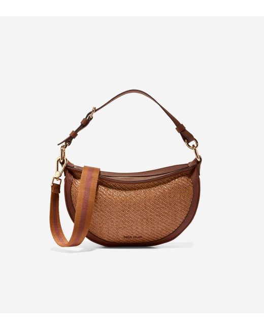 Cole Haan Elizabeth Crossbody Bag in Brown | Lyst