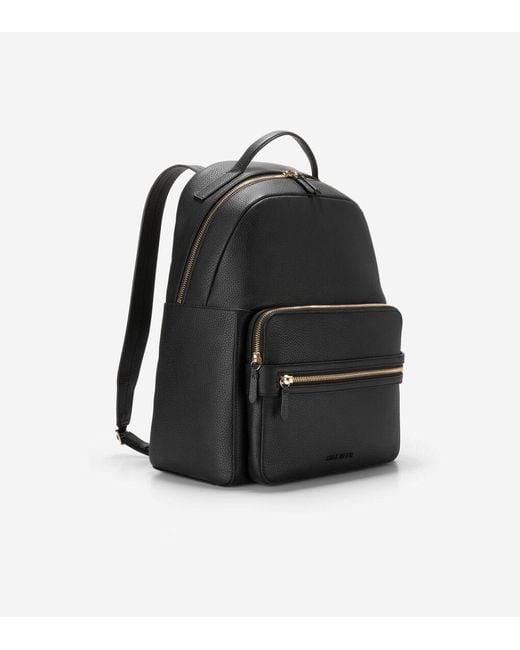 Cole Haan Women's Davis Leather Backpack in Black | Lyst
