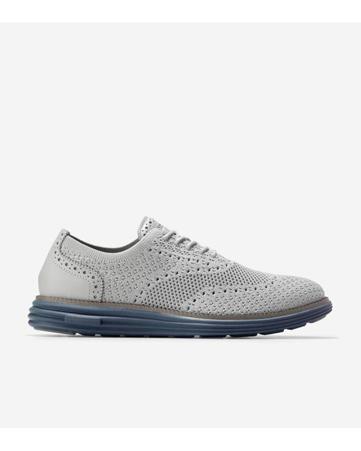 Cole Haan Men's Øriginalgrand Remastered Stitchlitetm Oxfords in Gray ...