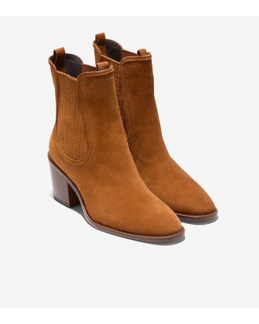 Cole Haan Women's Janelle Chelsea Boots in Brown | Lyst