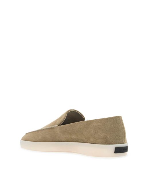Fear Of God Suede Leather Moccas in Green for Men | Lyst
