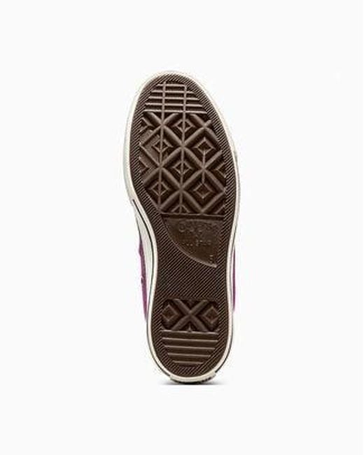 Converse Chuck Taylor All Star Lift Platform Colorful Suede in Purple ...