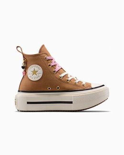 Converse Chuck Taylor All Star Lift Double Stack Platform Charms Canvas ...