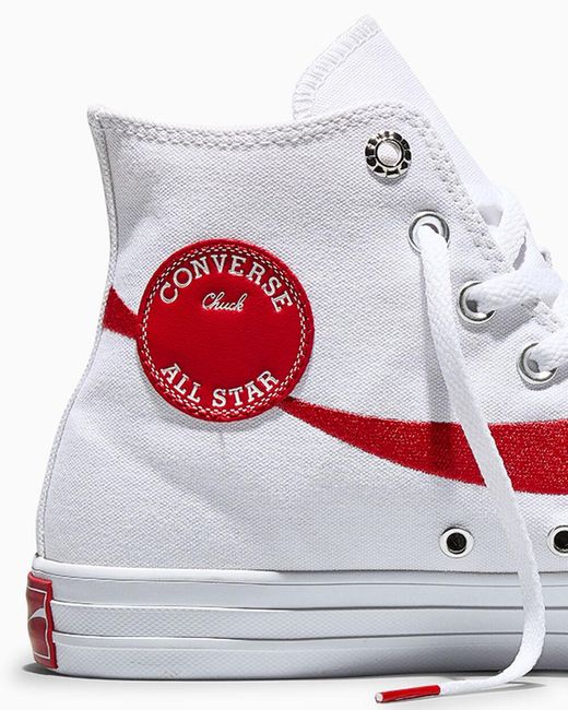Converse X Coca-Cola Chuck Taylor All Star in White | Lyst UK