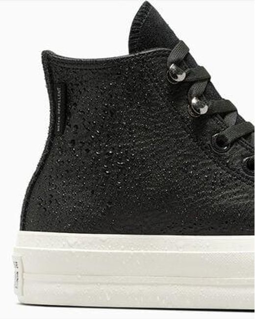 Converse Chuck Taylor All Star Lift Platform Water Repellent Leather in ...