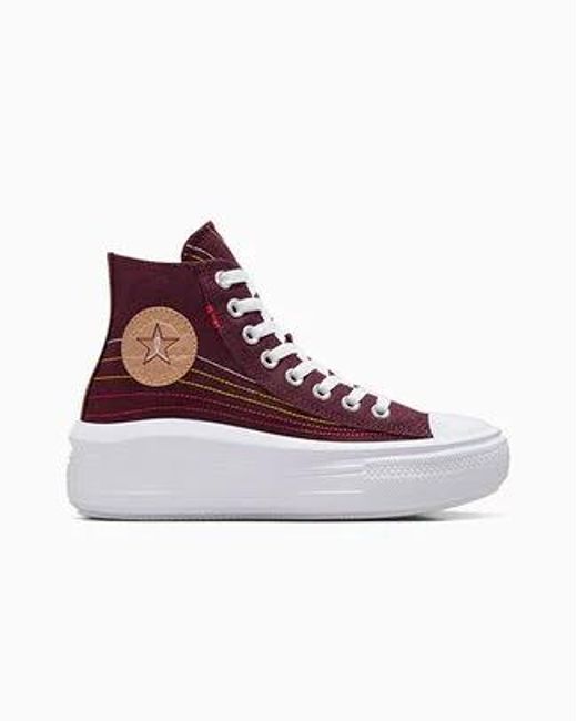 Converse Chuck Taylor All Star Move Platform Western Stitch Canvas For ...