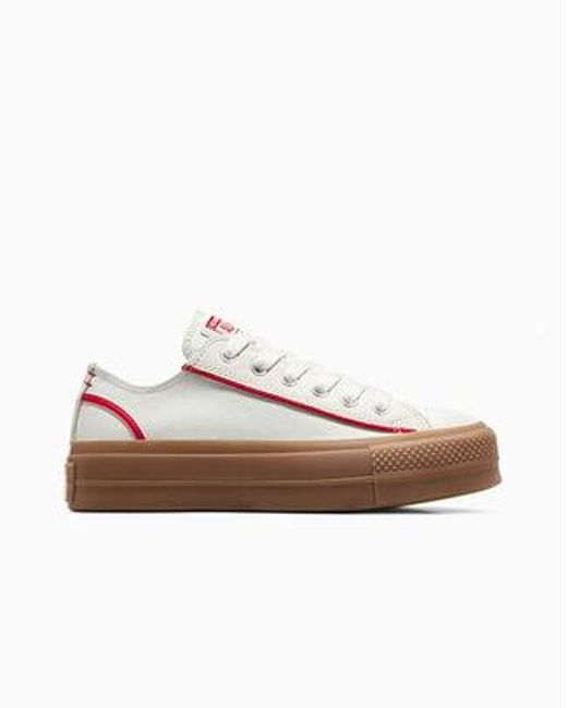 Converse Chuck Taylor All Star Lift Platform Gum Midsole Suede For | Lyst