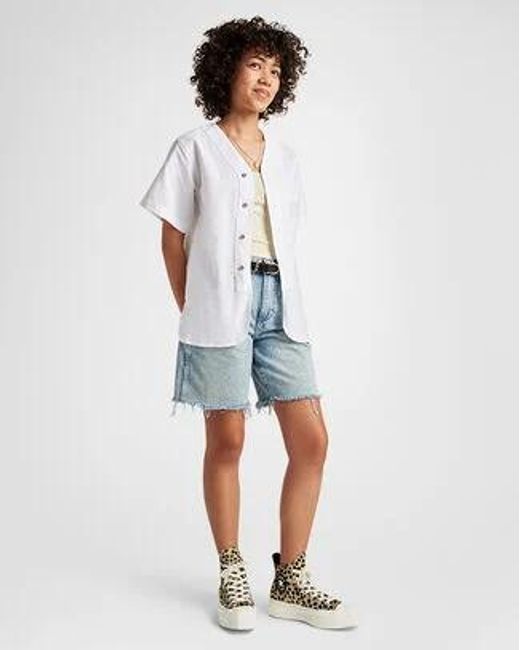 Converse Chuck 70 De Luxe Squared Pony Hair in Natural | Lyst