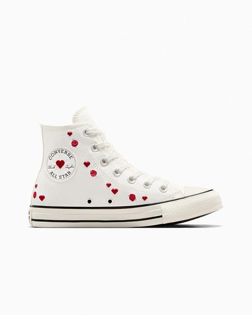 Converse Chuck Taylor All Star Valentine's Day in White | Lyst UK