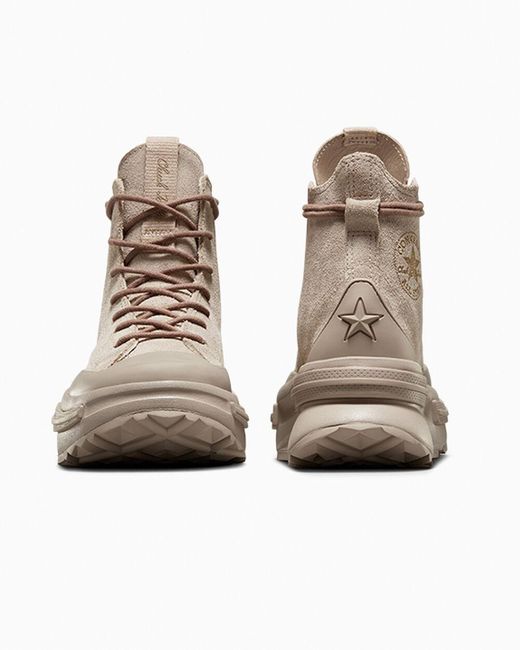 Converse Run Star Legacy Cx Platform Mono Suede in Brown | Lyst UK