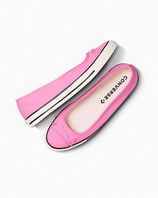 Converse Chuck Taylor All Star Dainty Ballerina in Pink | Lyst UK