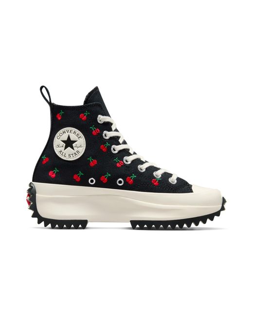 Converse Run Star Hike Platform Cherries Canvas in Blue | Lyst