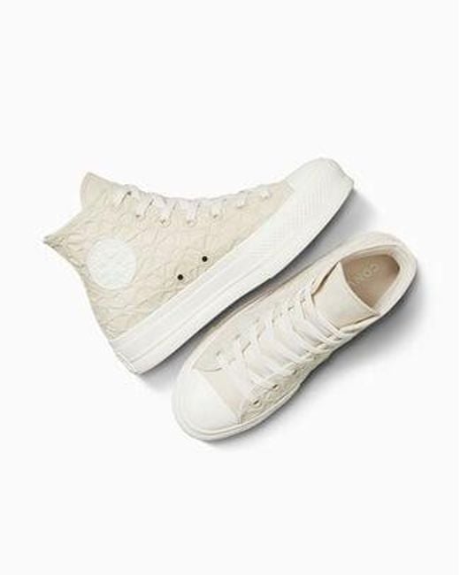 Converse Chuck Taylor All Star Lift Platform Textured Material For in ...