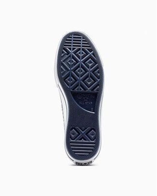 Converse Chuck Taylor All Star Lift Platform Gingham in Blue | Lyst