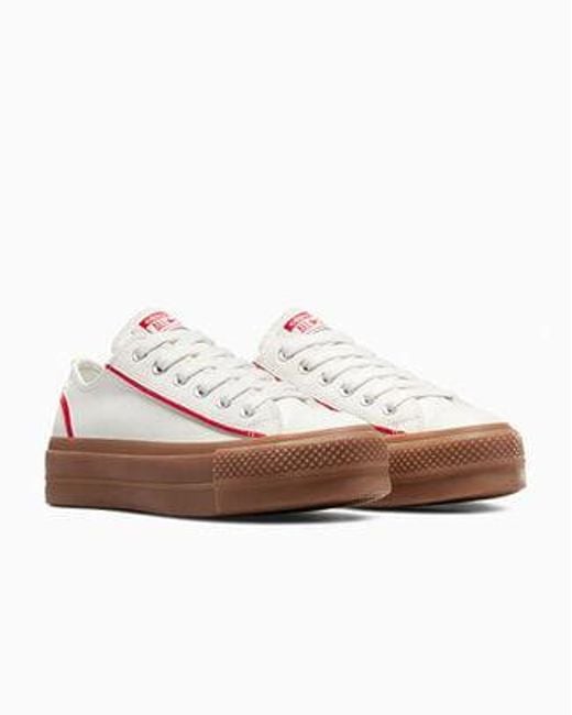 Converse Chuck Taylor All Star Lift Platform Gum Midsole Suede For | Lyst