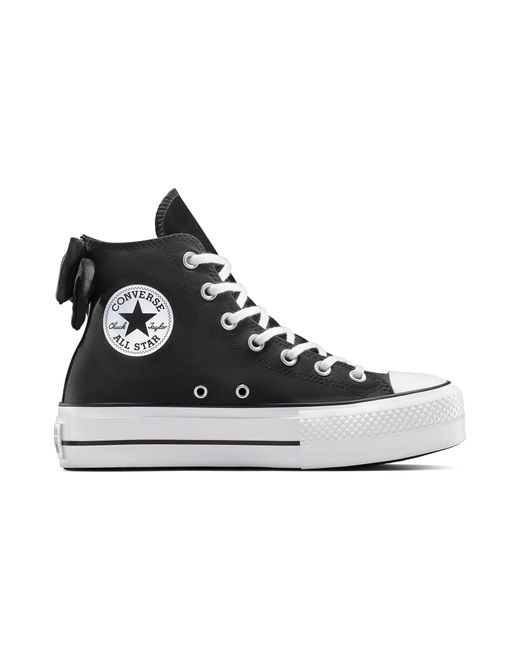 Converse Chuck Taylor All Star Lift Platform Bows Canvas For in Black ...