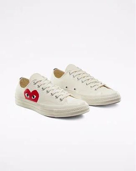 Converse X Play Comme Des Garã§Ons Chuck 70 Canvas in Black | Lyst