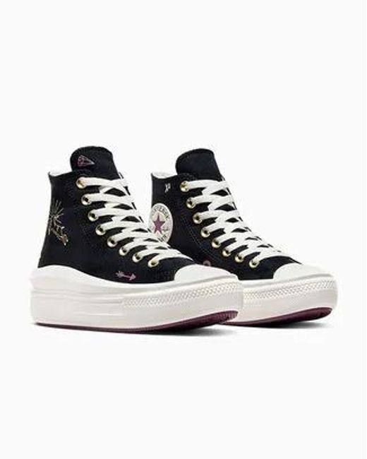 Converse Chuck Taylor All Star Move Platform Tiny Tattoos Canvas For in ...