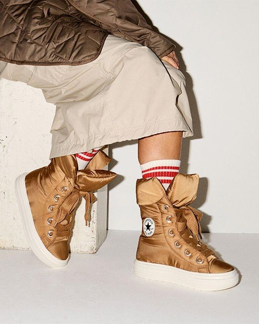 Converse Chuck Taylor All Star Elements Boot in Brown | Lyst UK
