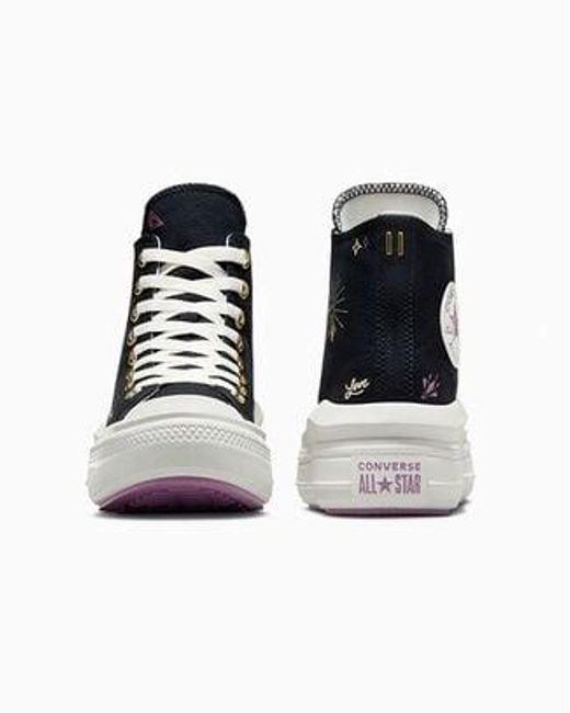 Converse Chuck Taylor All Star Move Platform Tiny Tattoos Canvas For in ...