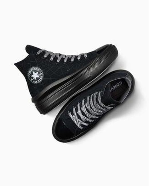 Converse Chuck Taylor All Star Move Platform City Map Canvas For in ...