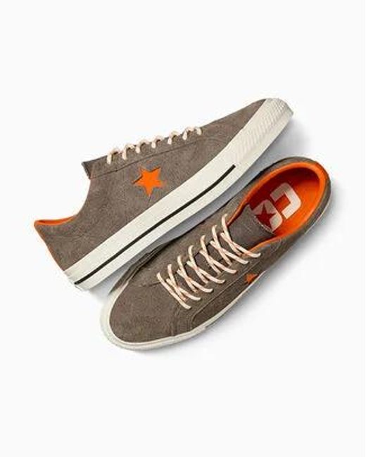 Converse Cons One Star Pro Suede & Canvas in White | Lyst