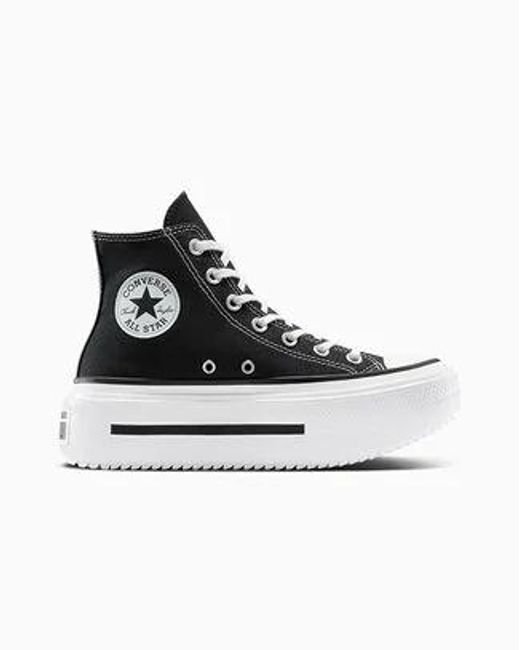 Converse Chuck Taylor All Star Lift Double Stack in Black for Men | Lyst