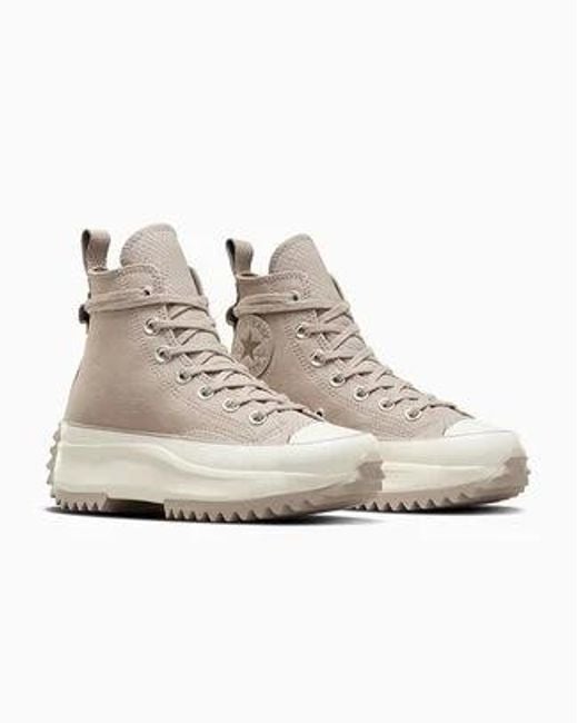 Converse Run Star Hike Snake Texture Canvas in Gray | Lyst