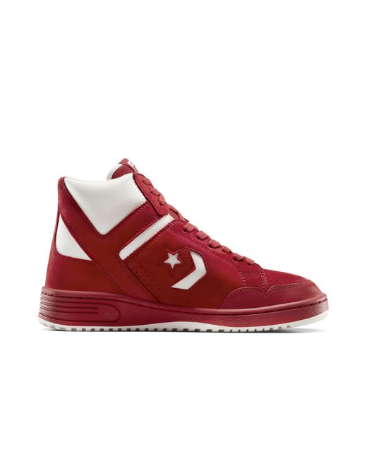 Converse Weapon Luxe Leather in Red | Lyst