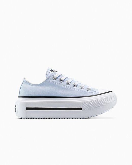 Converse Chuck Taylor All Star Lift Double Stack Platform in Blue | Lyst UK