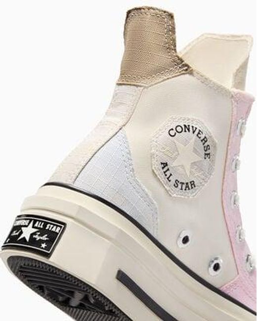 Converse Chuck 70 De Luxe Squared Toe Polyester in White | Lyst