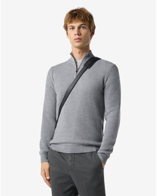 Corneliani Light Extra Fine Merino Wool Turtleneck in Grey for Men ...