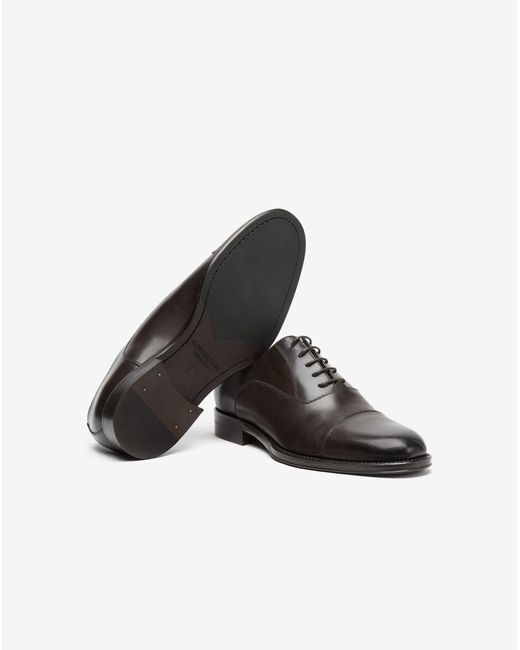 Corneliani Leather Oxford Shoes in Brown for Men | Lyst UK