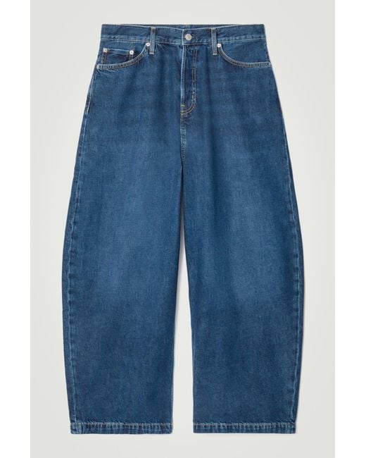 COS Cask Barrel-leg Jeans in Blue for Men | Lyst UK