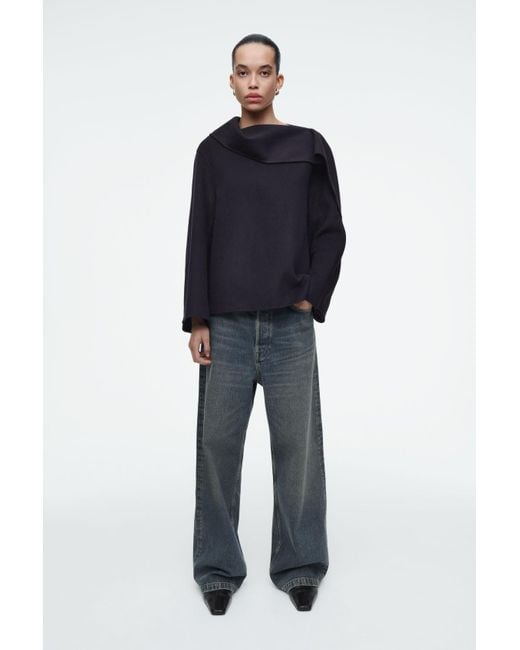 COS Volume Wide-leg Jeans in Blue | Lyst