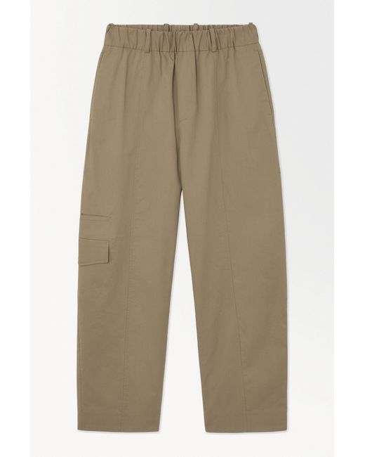 COS The Barrel-leg Cargo Pants in Natural for Men | Lyst