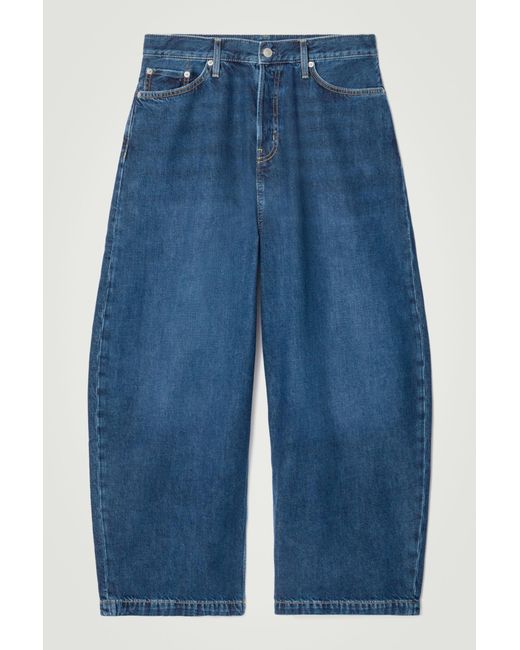 COS Cask Barrel-leg Jeans in Blue for Men | Lyst UK