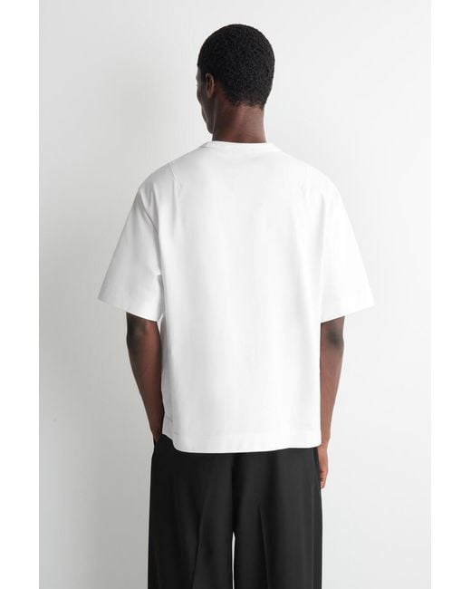 COS Oversized Heavyweight T-Shirt in White for Men | Lyst