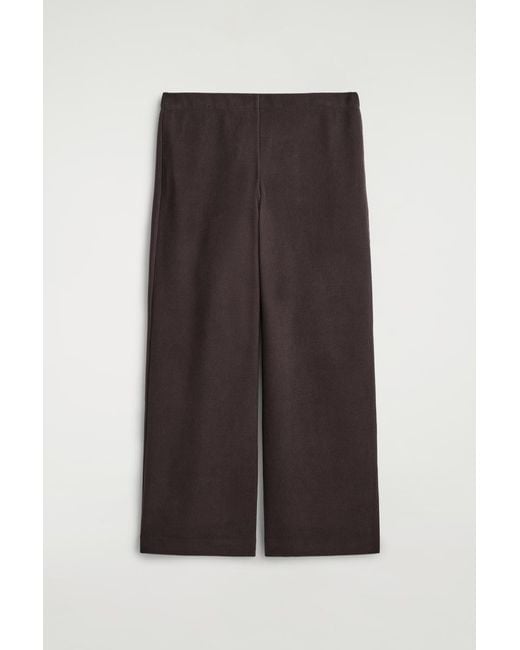 COS Corduroy Wide-Leg Trousers in Brown | Lyst UK
