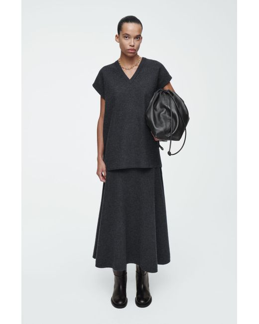 COS Leather Riding Boots in Brown | Lyst