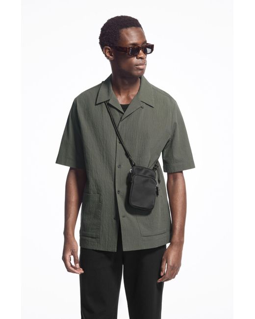 COS Nylon Phone Pouch in Black for Men | Lyst UK