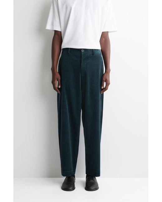COS Corduroy Tapered Trousers in Green for Men | Lyst UK