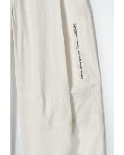 COS Utility Barrel-leg Cargo Pants in White | Lyst UK