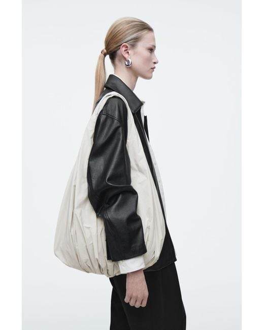 COS Cloud Tote Bag in White | Lyst