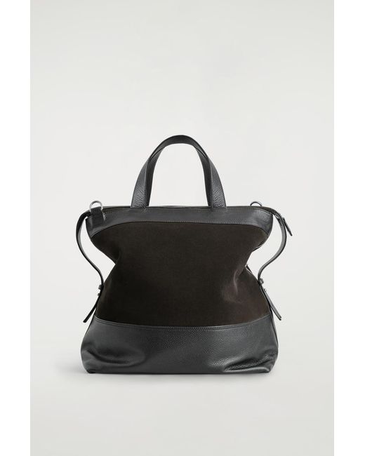 COS City Messenger Bag in Black for Men | Lyst UK